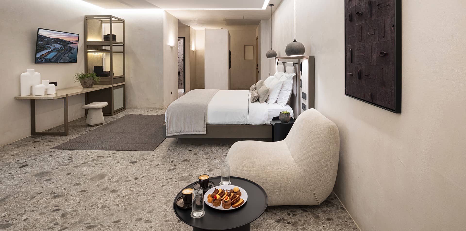 Eternal Suite with Supreme Pool & Sea View in Mykonos | Aeonic Suites