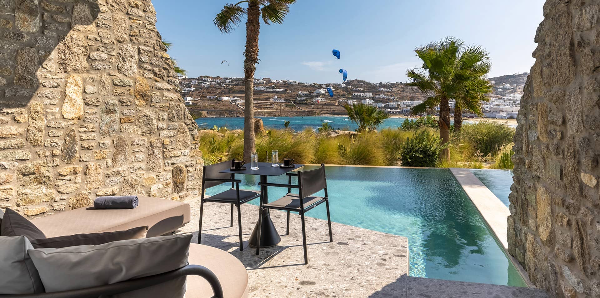 Eternal Suite with Supreme Pool & Sea View in Mykonos | Aeonic Suites